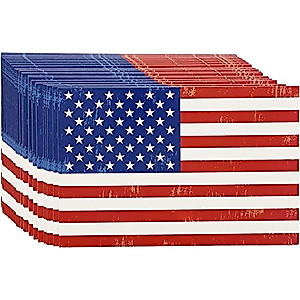 Best Paper Greetings Blank Postcards of American Flag Card (4 x 6 in, 40 Pack)
