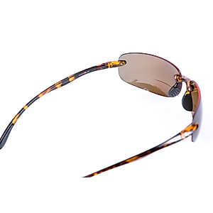 Mass Vision® Lovin Maui Bifocal Sunglasses Light Weight TR-90 Frames for Men and Women. (Tortoise, 1.0)