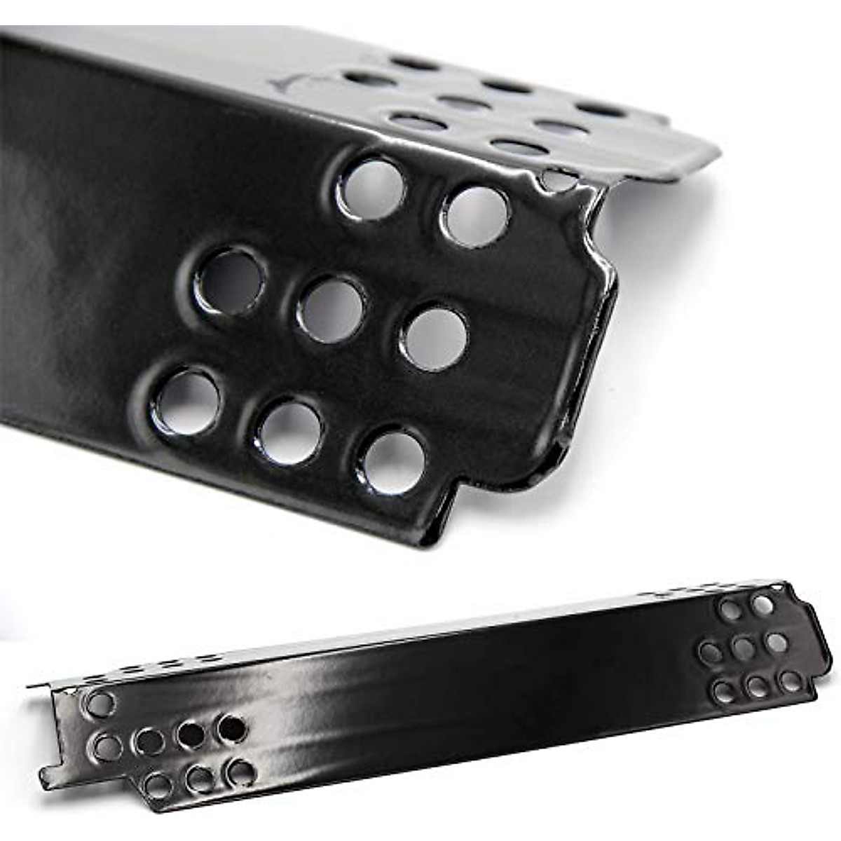 Criditpid BBQ-Element Grill Heat Plate Shield Replacement Parts for CharBroil 463436215, 463436213, 467300115, Porcelain Steel Burner Cover for CharBroil G432-0096-W1. (4 Pack)