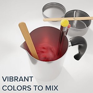 Craft It Up Candle Making Kit for Kids - Teen Girl Craft Set - Soy Wax 8 oz, 12 Wicks, 4 Scents, Jars, Molds - Starter Candle Making Kit for Adults Teens Beginners - DIY Candle Making Supplies