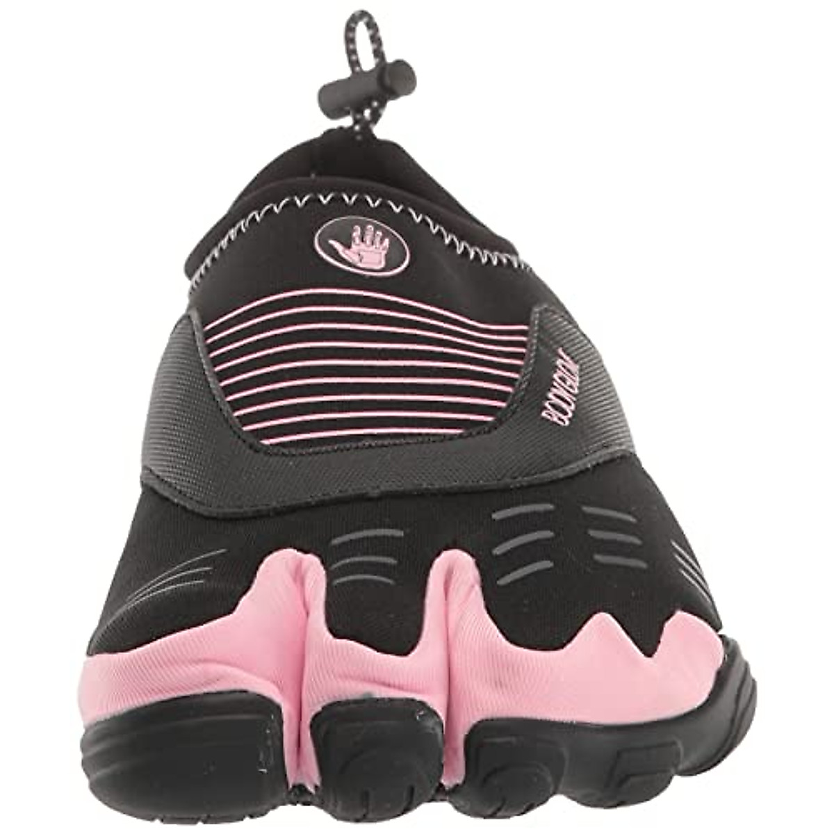 Body Glove Women's Cinch Water Shoe, Black/Prism Pink, 8