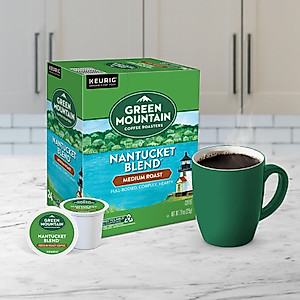 Green Mountain Coffee Roasters Nantucket Blend, Single-Serve Keurig K-Cup Pods, Medium Roast Coffee, 24 Count (Pack of 4), Total 96 Count