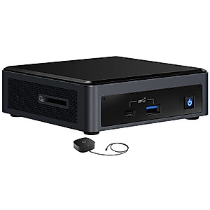 Intel NUC 10 NUC10i7FNKN Home & Business Mini Desktop i7-10710U 6-Core, 64GB RAM, 1TB m.2 SATA SSD, Integrated Graphics, WiFi, Bluetooth, HDMI, USB 3.1, SD Card, Black, Win 10 Pro