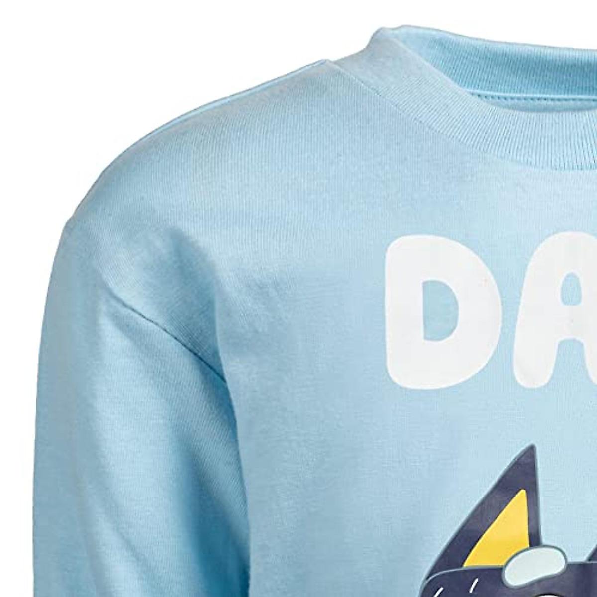 Bluey Dad Mens Long Sleeve Graphic T-Shirt Bandit Large