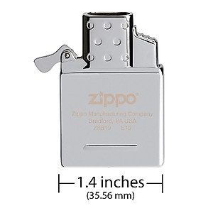 Zippo 65827 Butane Lighter Insert - Double Torch, 1.4"L x 0.5"W x 2.1"Th