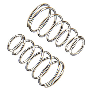 100Pcs Yootones Conical-Style Guitar Single-coil Pickup Height Springs Compatible with Strat Tele Guitar Pickup (Silver)