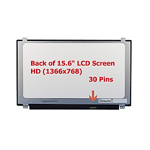 Generic New 15.6" HD 1366X768 WXGA Slim Laptop LED LCD Replacement Screen/ Panel Compatible with LP156WHB(TP)(C1)/ LP156WHB(TP)(C2)