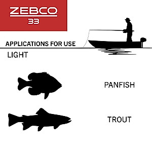 Zebco 33 Micro Spincast Fishing Reel, Size 10 Reel, Changeable Right- or Left-Hand Retrieve, Built-In Bite Alert, Durable All-Metal Gears, Pre-Spooled with 4-Pound Zebco Cajun Line, Silver/Black
