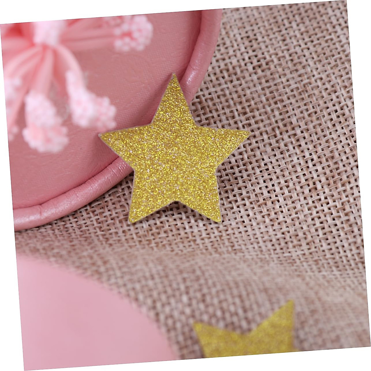 Gadpiparty 100pcs Wedding Table Scatter Five Stars Confetti Star Glitter Confetti for Confetti Paper Heart Confetti Paper Confetti Valentine Confetti Cake Decor Tableware Baby Dining Table