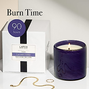 LAFCO Lavender Amber Signature Candle, Studio