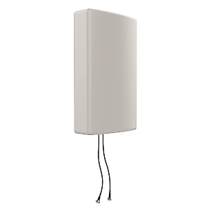 Proxicast 4G / LTE / 5G Cross-Polarized (MIMO) 7-10 dBi High-Gain Fixed-Mount Outdoor Directional Panel Antenna (ANT-129-001)