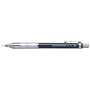 Pentel Arts GraphGear 300 Mechanical Pencil, (0.5mm) Fine line, 1-Pack, Black Barrel