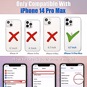 Kokaaee (2in1 for iPhone 14 Pro Max Case Cute Skull for Women Girls Skeleton Girly Phone Cases Fun Cool Gothic Unique Design Soft TPU Bumper Cover and Ring Holder for 14 ProMax 6.7 inch