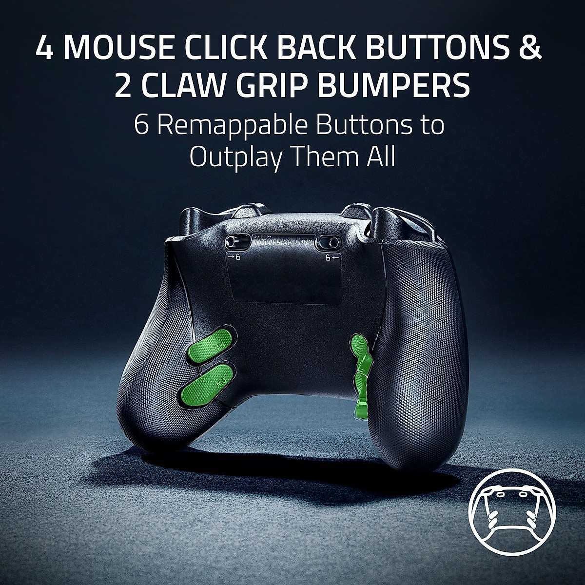 Razer Wolverine V3 Pro Wireless Gaming Controller: Licensed for Xbox Series X|S, Xbox One, Windows PC - 6 Remappable Buttons - Fast Triggers - Customizable Thumbsticks - Wired Tournament Mode - Black