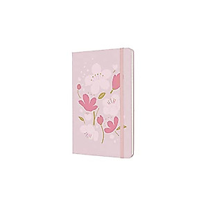 Moleskine Limited Edition Sakura Notebook, Hard Cover, Large (5" x 8.25"), Ruled/Lined, Graphic 1, 240 Pages