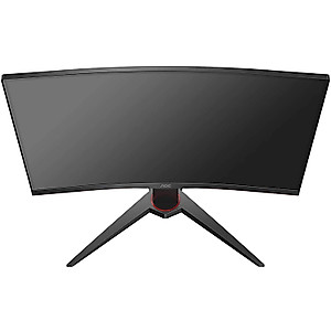 Nowco 2021_AOC 24 inch Gaming Monitor, FHD 1920x1080, 1500R, VA, 165Hz (144Hz Supported,144hz 1ms), FreeSync Premium, Height Adjustable Black, HDMI Cable and Mouse pad Included.