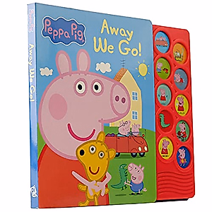 Peppa Pig - Away We Go 10-Button Sound Book - PI Kids (Play-A-Sound)