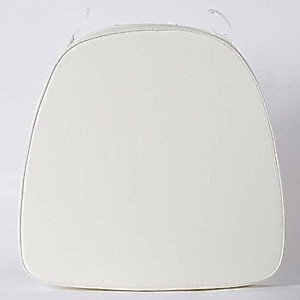 Tableclothsfactory 50PCS Ivory Chiavari Chair Cushion for Wood Resin Chiavari Chairs Party Event Decoration - 2" Thick