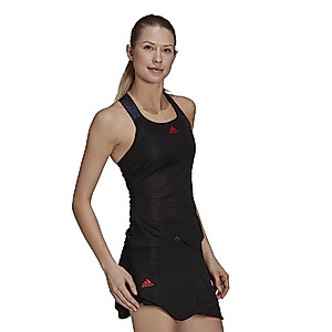 adidas Womens Tennis Y-Tank Primeblue AEROREADY Black/Black X-Small