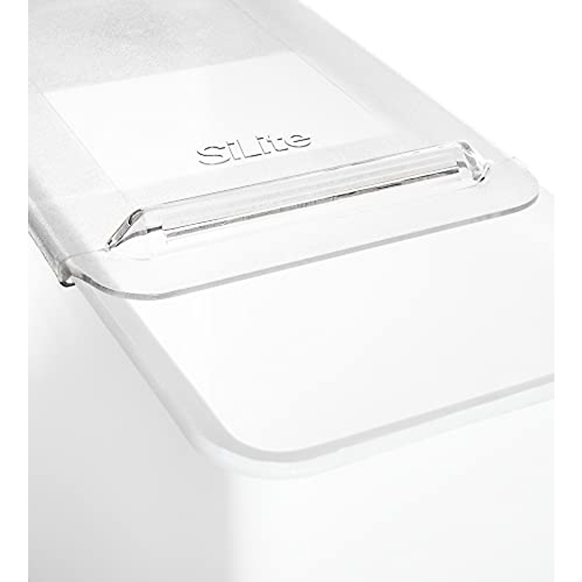 Carlisle FoodService Products BIN2702 Portable Ingredient / Food Storage Bin with Sliding Lid, 27 Gallon, White