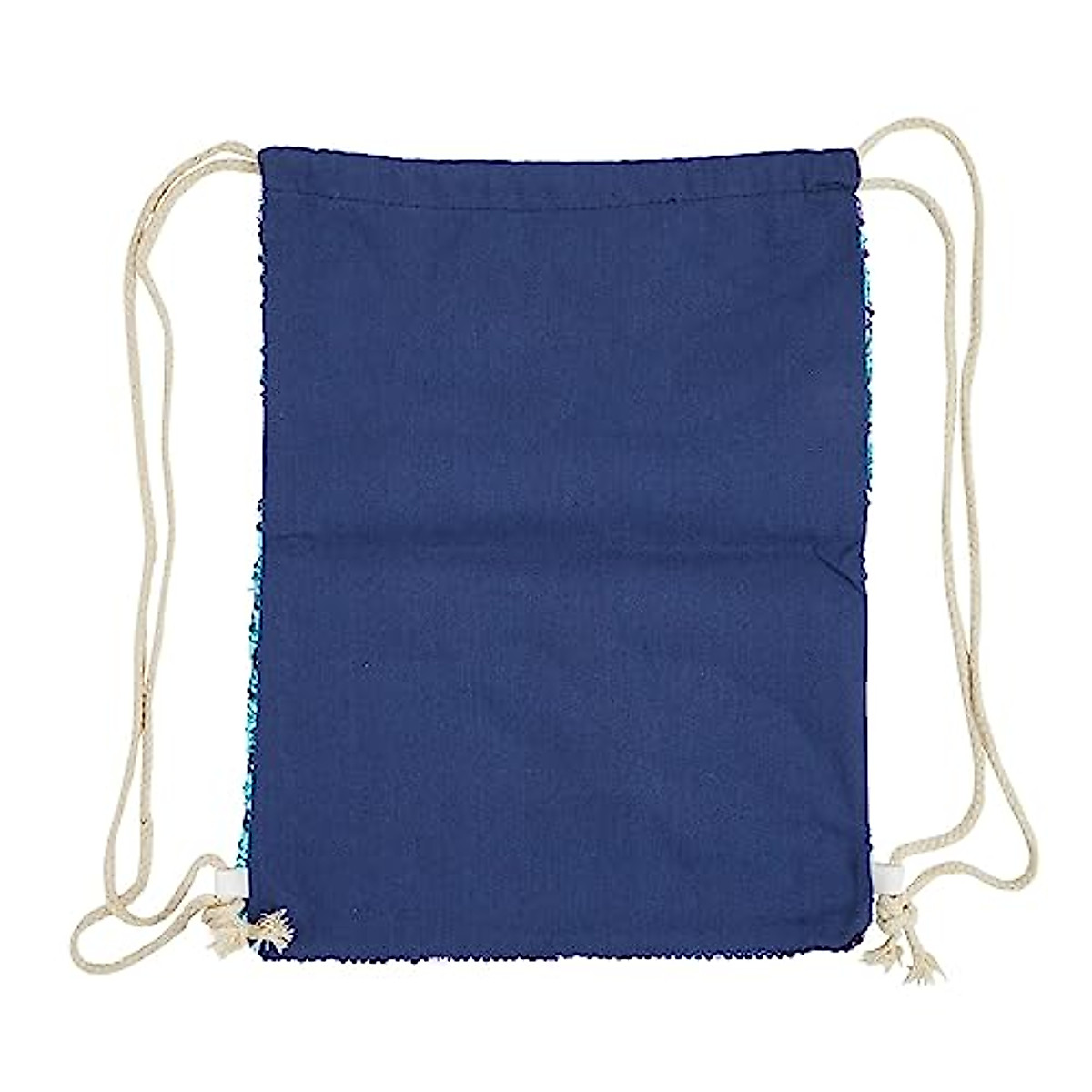 Juvale Mermaid Sequin Drawstring Backpack for Women, Reversible (12 x 16 In)