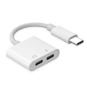 IULJH Type Adapter Splitter Jack Earphone Audio Cable Adapter Charger Converter
