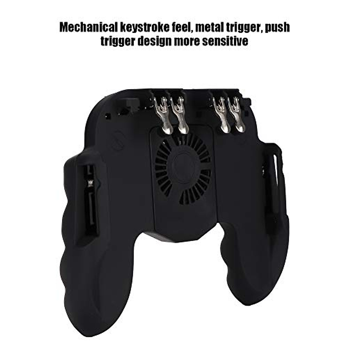 Smartphone Gamepad, Durable Black Mobile Gaming Handle Convinient for Smartphone for Phones