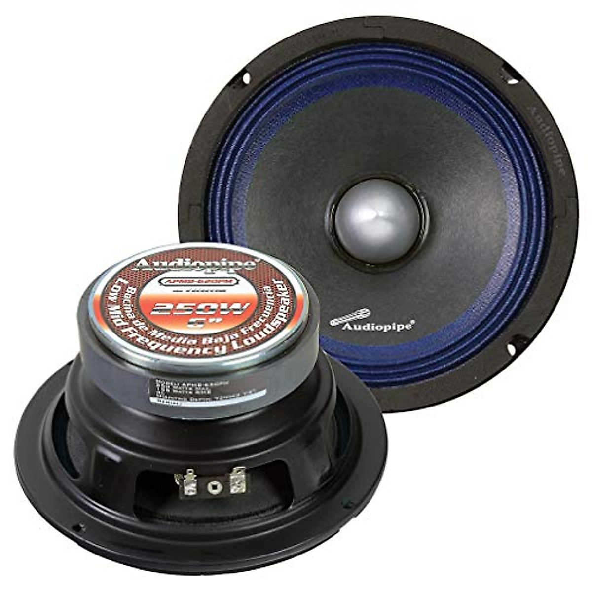 AUDIOPIPE APMB-620PM Low Mid Frequency Loudspeaker 6" 250W Max (Each)