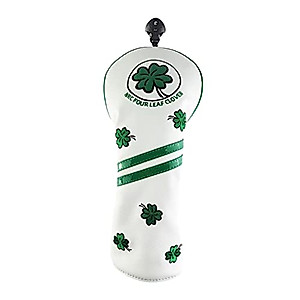 BESSTUUP Waterproof Golf Head Cover Made of PU Leather Elastic Neck for Golf Club