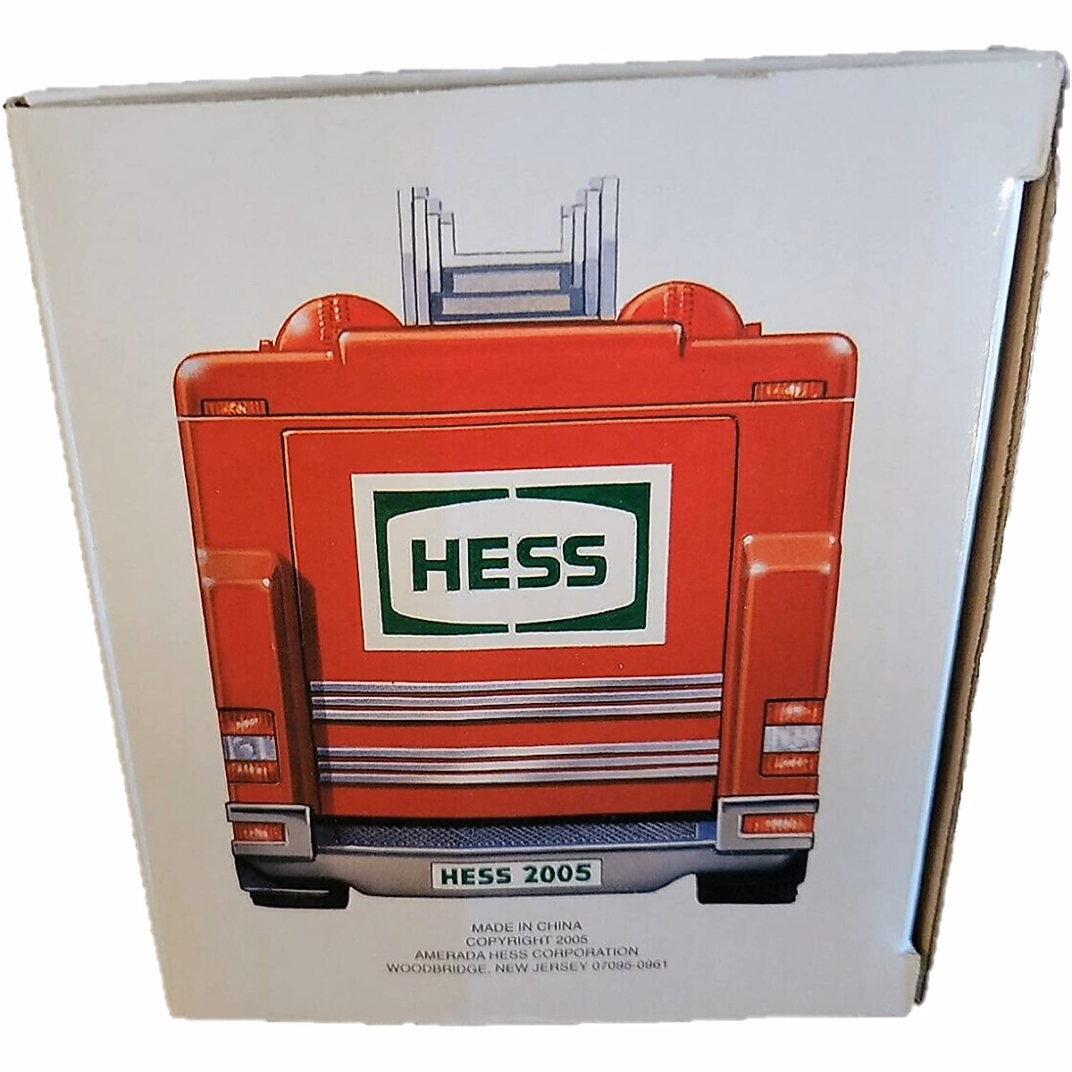 Hess 2005 Emergency Truck with Rescue Vehicle by Amerada Hess Red