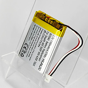 HXJNLDC 3.7V 803040 1100mAh Battery Replacement for Turtle Beach Ear Force Stealth 400 420X 500P 600 700X Gen 2 Wireless Surround Sound Gaming Headset