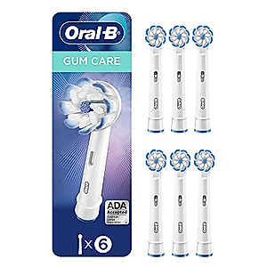 Oral-B Gum Care Electric Toothbrush Replacement Brush Heads, 6 Count
