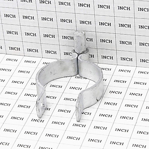 Pressed Steel Chain Link Fence Post Hinge w/Bolt 3" [2 7/8" OD] x 5/8" | Heavy Duty Hinges | (Pack of 2)