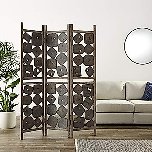 Screen Gems Glenbrook Screen Room Divider, one Size, Grey