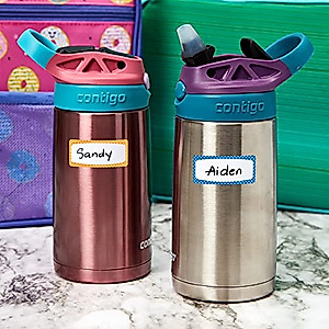 AVERY No-Iron Kids Clothing Labels, Washer & Dryer Safe, Assorted Shapes & Sizes, (2-Pack) 90 Labels (40700) & 0.75 x 1.75 Inches Durable Labels for Kids Gear, Assorted, Pack of 60 (41442)