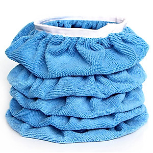 24 Packs Polishing Bonnet Pads - Including 12 Packs Microfiber Car Polishing Bonnet 4 Packs Waxing Bonnet 6 Packs Non-Woven Buffing pad and 2 Packs Cotton Bonnet for Car Polisher