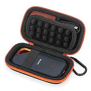 Yinke Hard Case for SanDisk Extreme Pro/SanDisk Extreme Portable External SSD 500GB 1TB 2TB, Travel Case Protective Cover Storage Bag