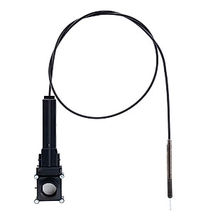 RecPro RV 1-1/2" Waste Valve | Holding Tank Termination Valve | 6-ft Release Handle