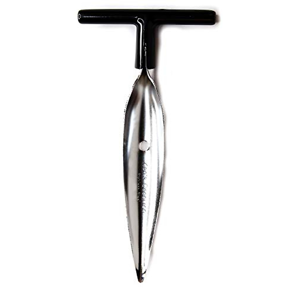 Ken's CocoMon Coconut Opener Tool + Stainless Straw for Fresh GREEN Young Fruit Black Rubber Handle EZ Easy Grip SAFE with Stainless Steel Drinking Straws (1 CocoMon + 1 Straw)