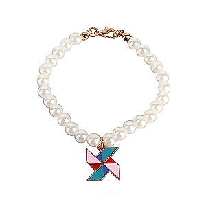 MSYO 7 Pcs Halloween Doll Clothes and Accessories for 18-Inch Doll, Orange Halloweend Doll Outfit, Doll Dress, Doll Shoes, Doll Necklace, Doll Hat, Doll Wigs, Pumpkin Bag, Halloween Doll Costume