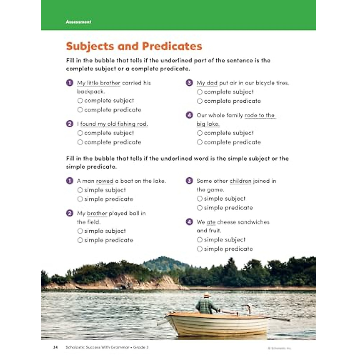 Scholastic Success with Grammar Grade 3 Workbook