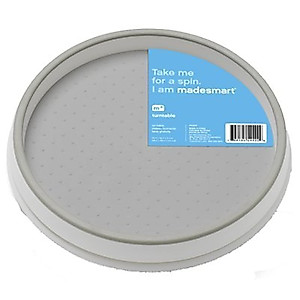 Madesmart White 1.5 in. H x 10 in. Dia. Plastic Turntable