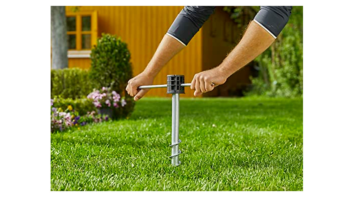 Gardena 66ft Auto Retractable Hose Reel - Metal Spike