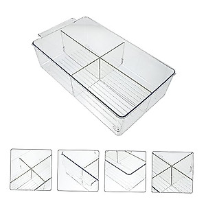 FELTECHELECTR Food Storage Containers Fridge Compartment Stacking Storage Box for Efficient and Neat Organization