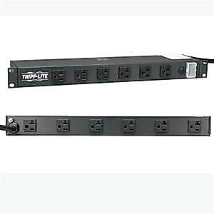 TRIPP LITE powerstrip 12-outlets 15ft-cord 20a rackmount 1u RS121520