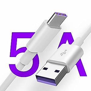 BGNTBUK Charging Cable Type C Smartphone Charging Data Cable 5A Mobile Phone Fast Charging Cable 2m Original Charging Cable 6ft