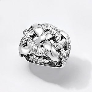 Ross-Simons Italian Sterling Roped Ring