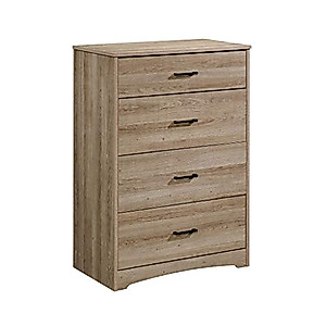 Sauder Beginnings 4-Drawer Chest, Summer Oak Finish