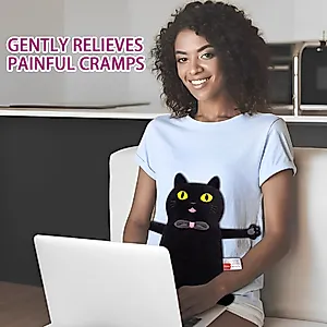 Piyen Microwave Heating Pads for Relieve Cramps Pain,Cute Stuffed Animal Relieve Pain of Period Menstrual Cramp Back Neck Shoulder Muscles Knee Joints Pain, Heating Pad Microwavable Moist Heat Pack