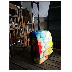 BIGCARJOB Funny Giraffe Printed Fabric Luggage Protective Cover for 26-28 inch Trolley Case Suitcase Dust Cover Travel Accessories